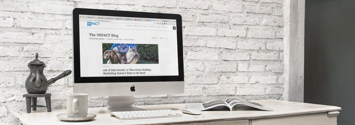 Blog Design Inspiration: 7 Examples of User-Focused Design | IMPACT